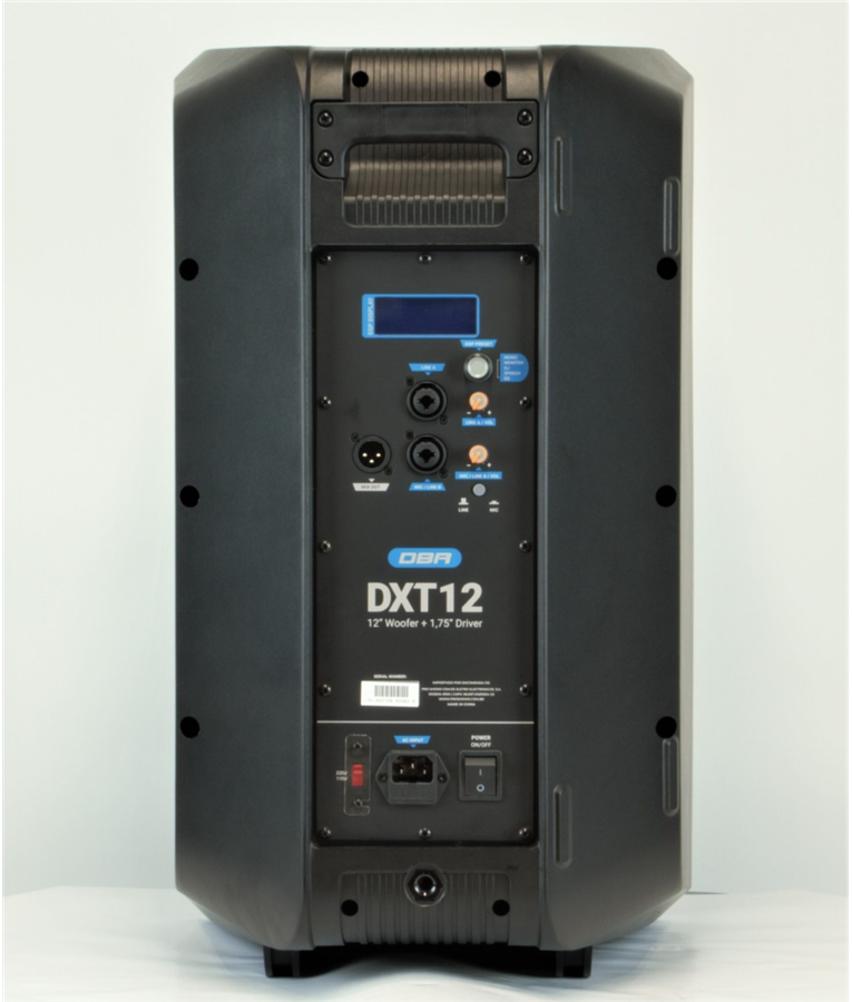 Caixa Som Profissional Bi Amplificada Dbr Dxt12 Ativa 600W - MG Som BH