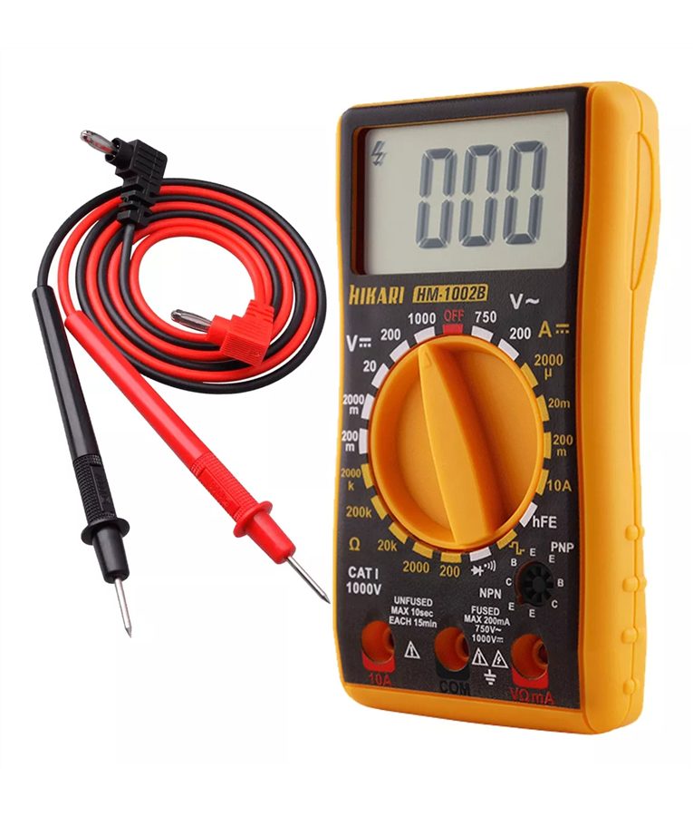 Multímetro Profissional Digital Hikari Hm-1002b Onda Quadrad - MG Som BH